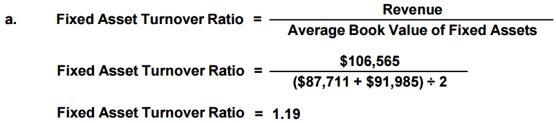 Accounting Q and A: EX 10-23 Fixed asset turnover ratio