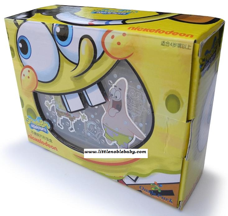 My Noble Baby: SpongeBob Stainless Steel Lunch Box
