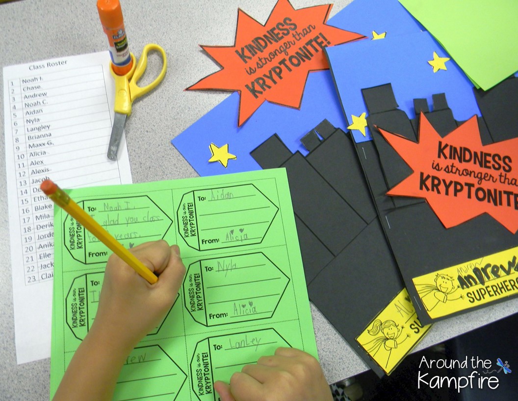 Superhero Kindness Activity: Fill A Friend's City With Kind Words Of ...