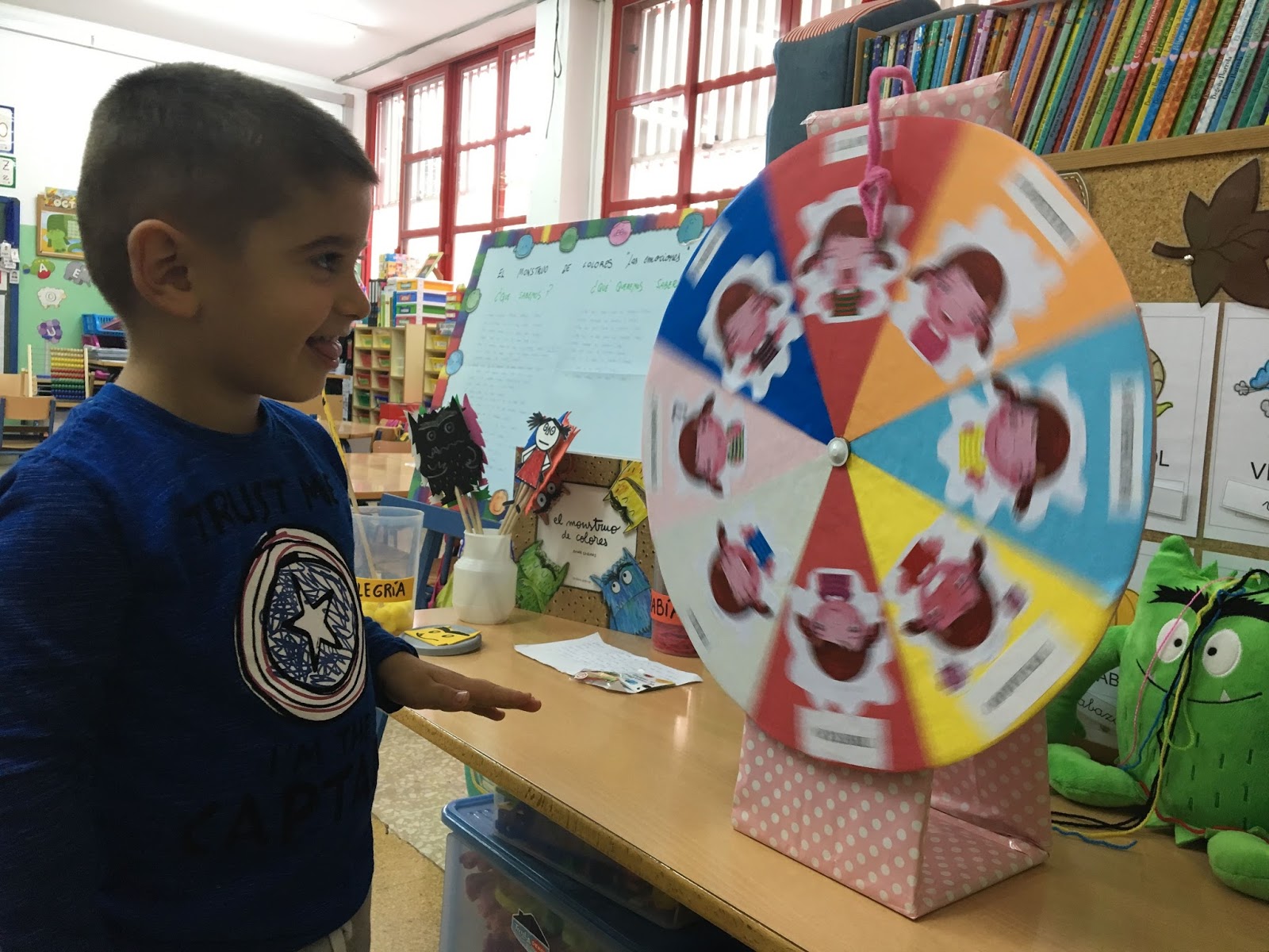 El Monstruo de Colores: Ivanna y su ruleta de las emociones