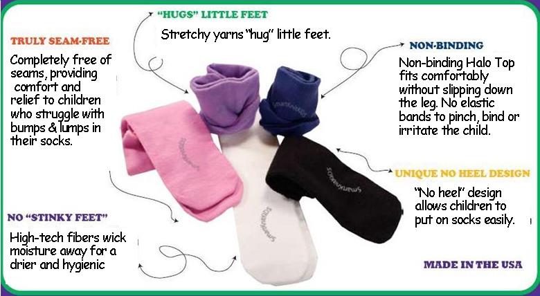 Seamless Socks for Children with Sensory Processing Disorder ...