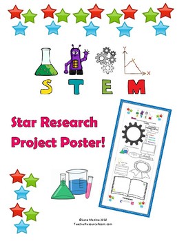'STEM Star' Research Project Report Poster - Teacher Resource Room
