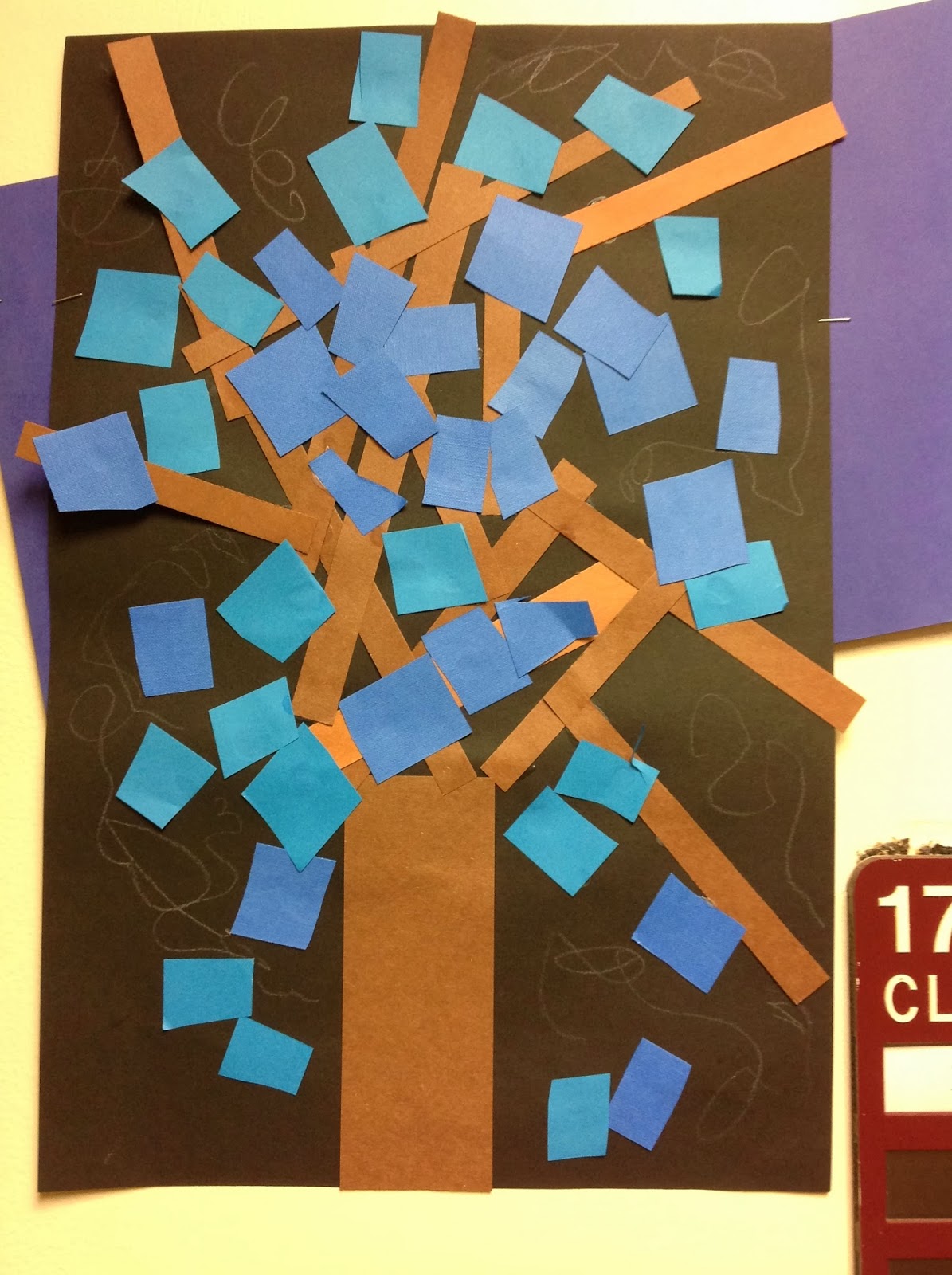 The Artsy Fartsy Art Room: Kindergarten and 1st Grade Windy Day Trees