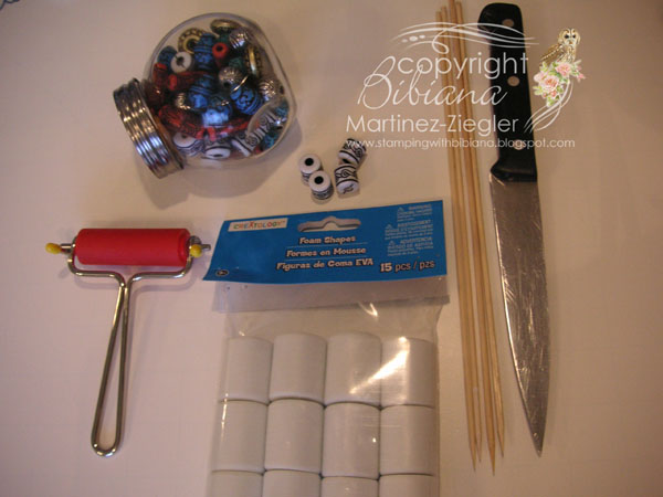 Stamping with Bibiana: DIY Mini Brayer Or "Roltap" tool...