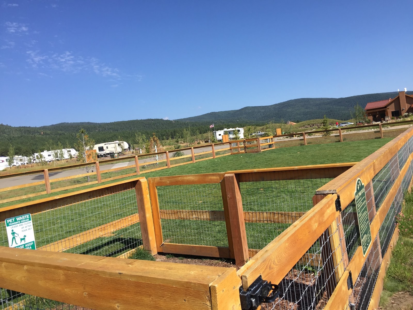 BLUE SKY AHEAD: Angel Fire RV Resort, Angel Fire, New Mexico