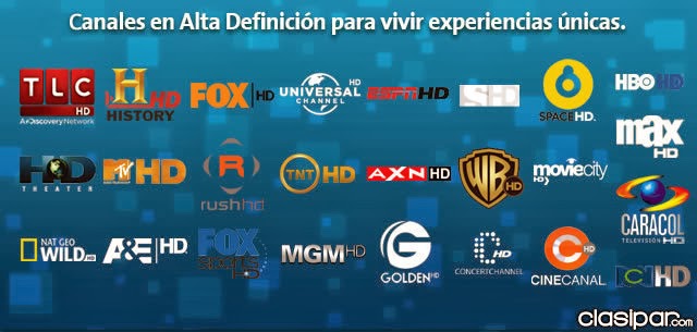 Lista de canales para ver tv por satélite organizados por paises y tipos.