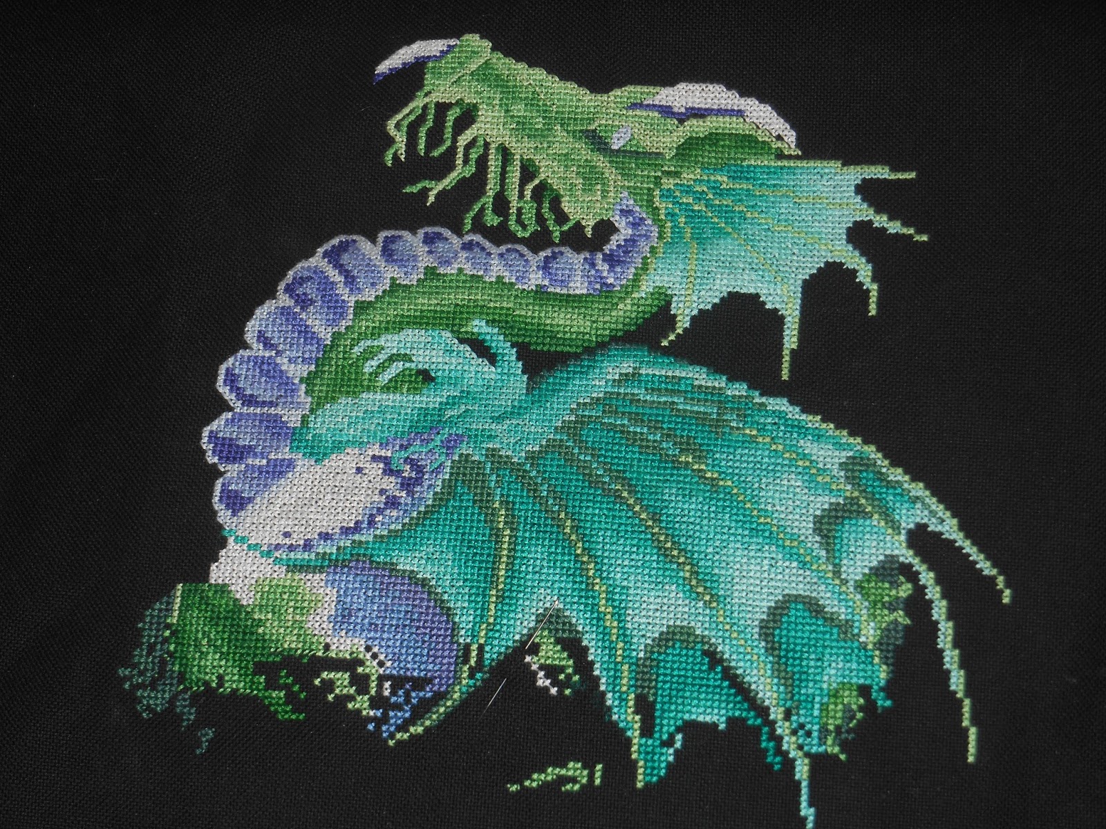 Committed Stitcher: Bringing In Blue