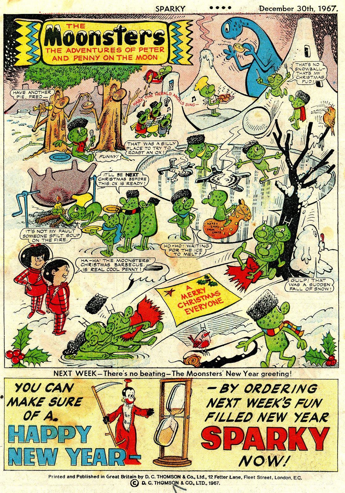 *KAZOOP !!: SPARKY CHRISTMAS COVERS GALLERY - PART ONE