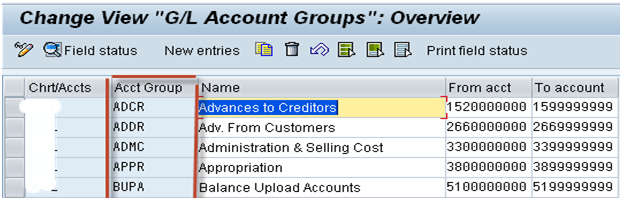 SAP FICO Real Time Issues: How to bring the account group field while ...