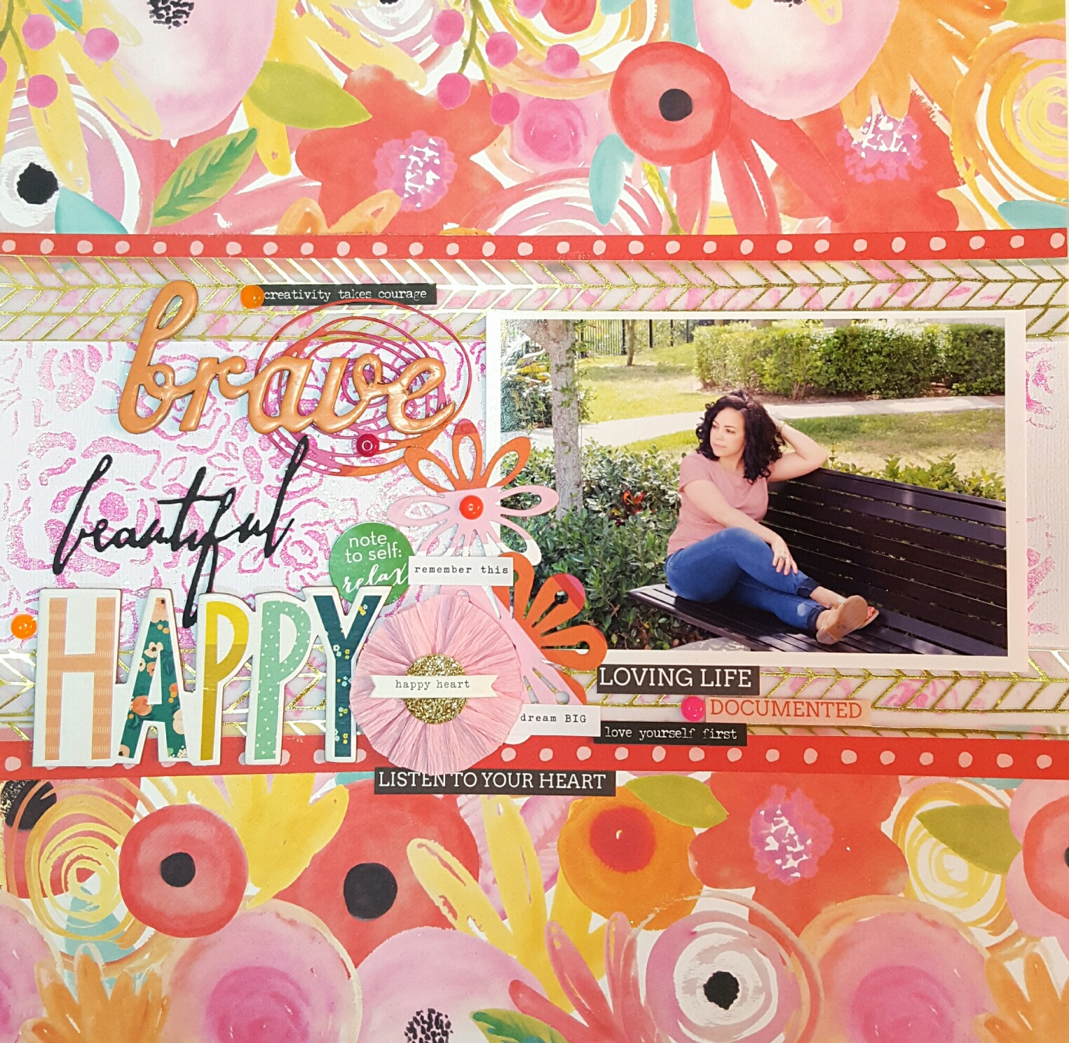 Brave Beautiful Happy// The Ink Road | Life with Evi