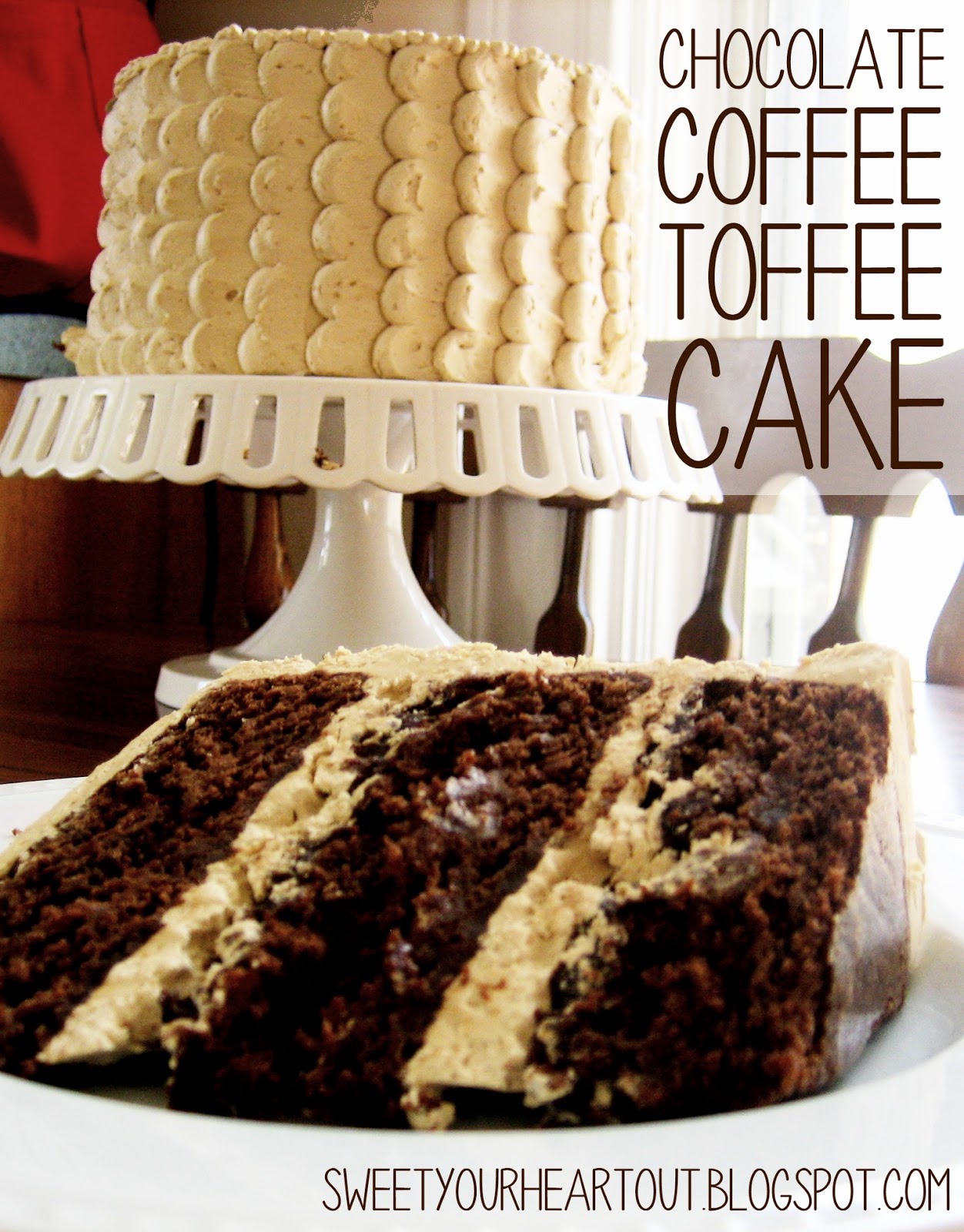 Sweet Your Heart Out: Chocolate, Coffee, and Toffee Birthday Cake