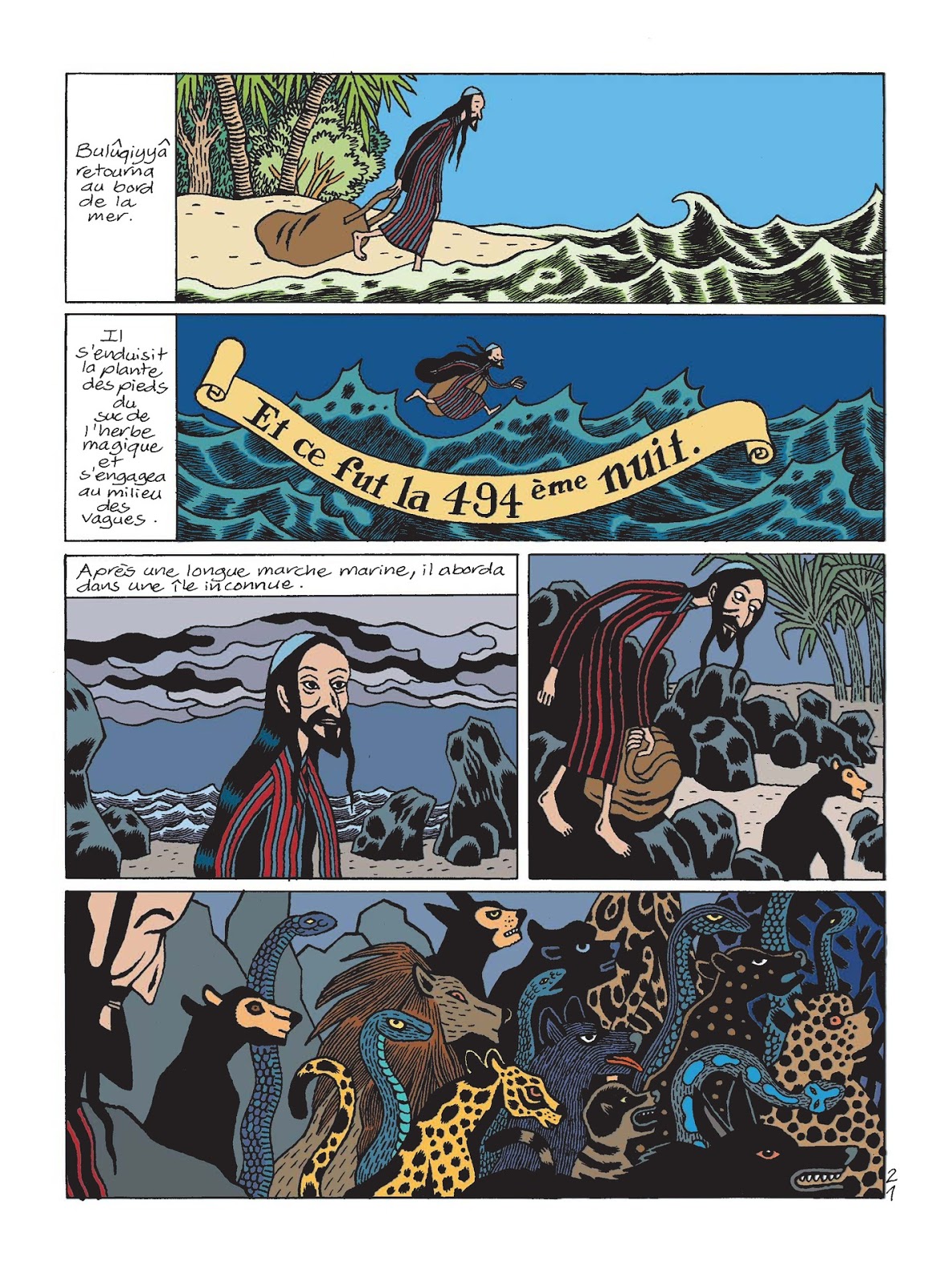 Seulement BD: Hâsib et la Reine des serpents - David B. Seconde partie