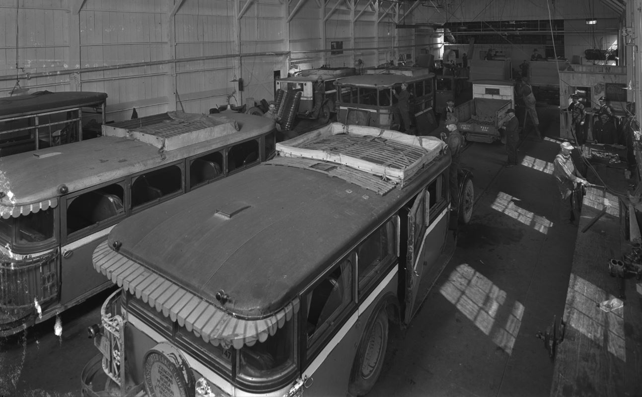 Just A Car Guy: inside the Consolidated Coach garage in 1932