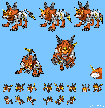 digimon strike: sprites digimon da nova temporada