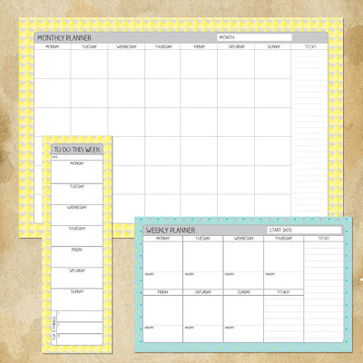 Tinysandtea: Simple Patterned Planner Set