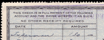 ILLUSTRATION ART: THE OTHER LESSON FROM THE SUPERMAN CHECK