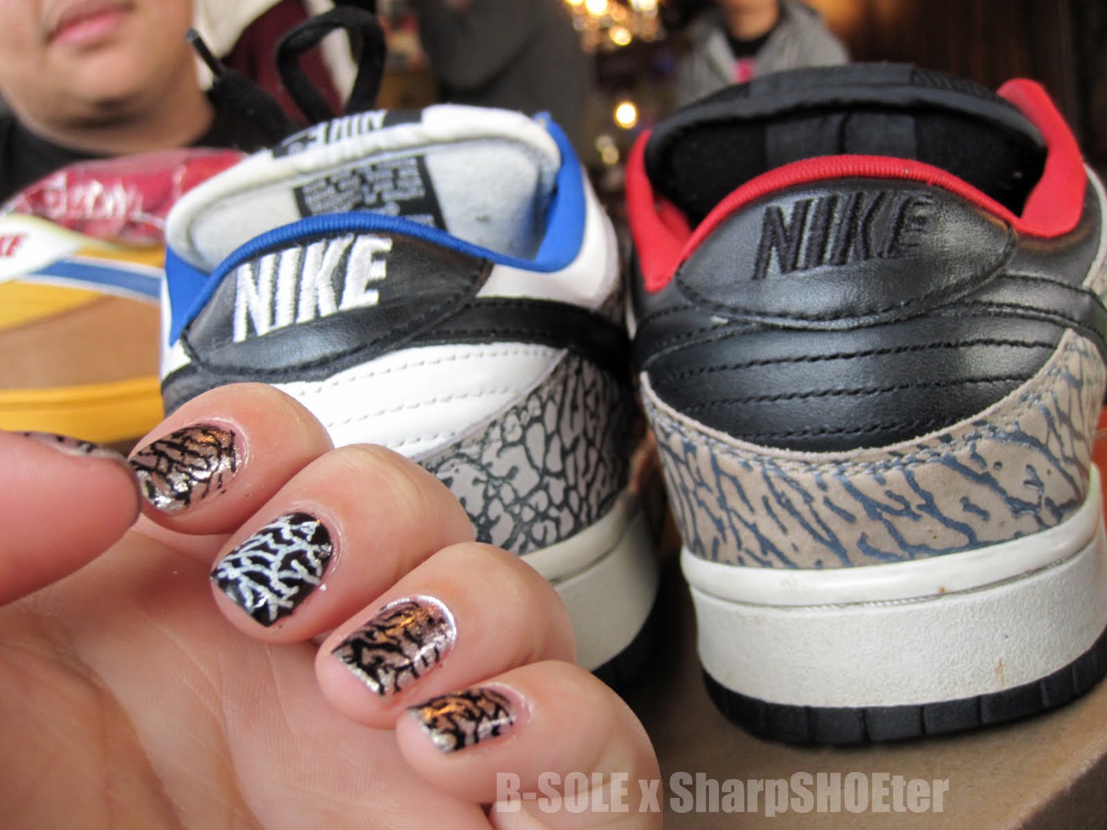 Female Sneaker Fiend: Sneaker Nails did Pt 4.