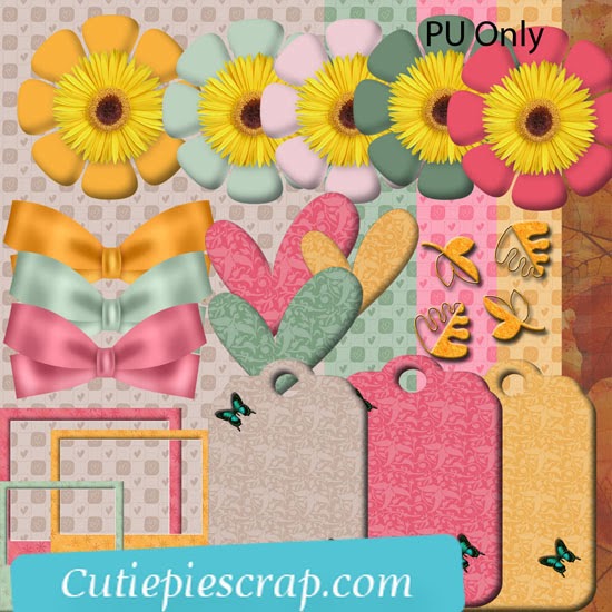 Free Digital Scrapbook Kits: Free Digital Scrapbook kit ''Sunflower Kit''