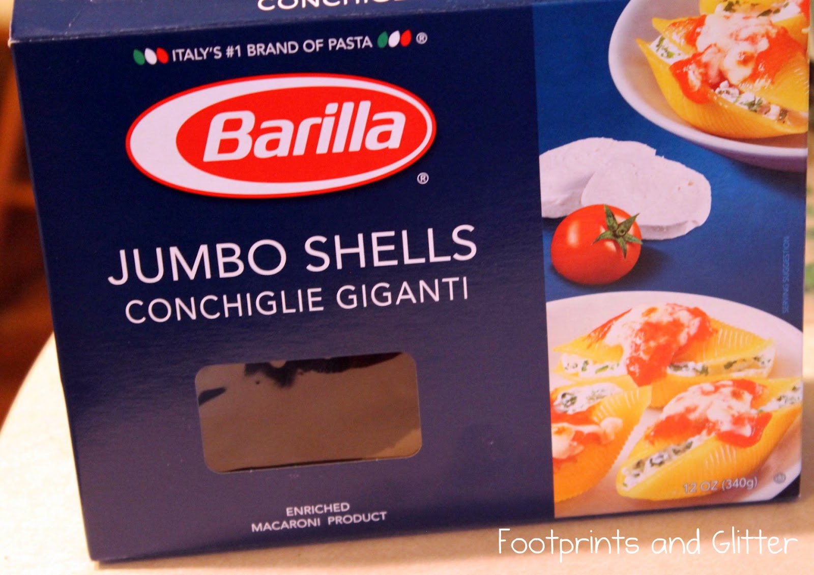 Footprints and Glitter: A Favorite Post - Stuffed Pasta Shells