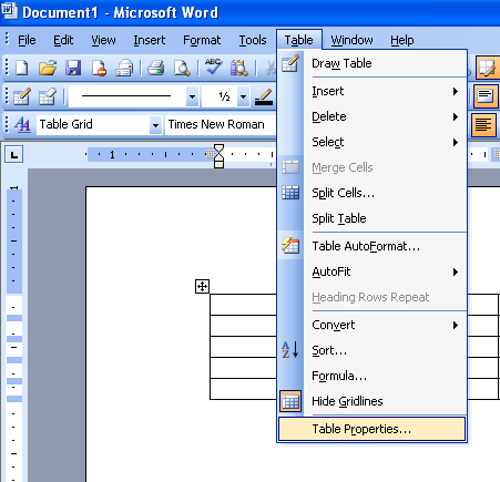 Change The Cell Margin In A Table ~ Microsoft Office Support