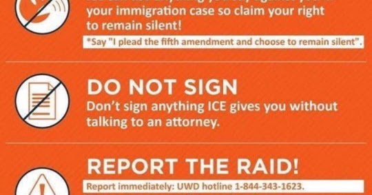 Practical Eschatology: Poster: "What To Do If ICE Comes To Your Door"