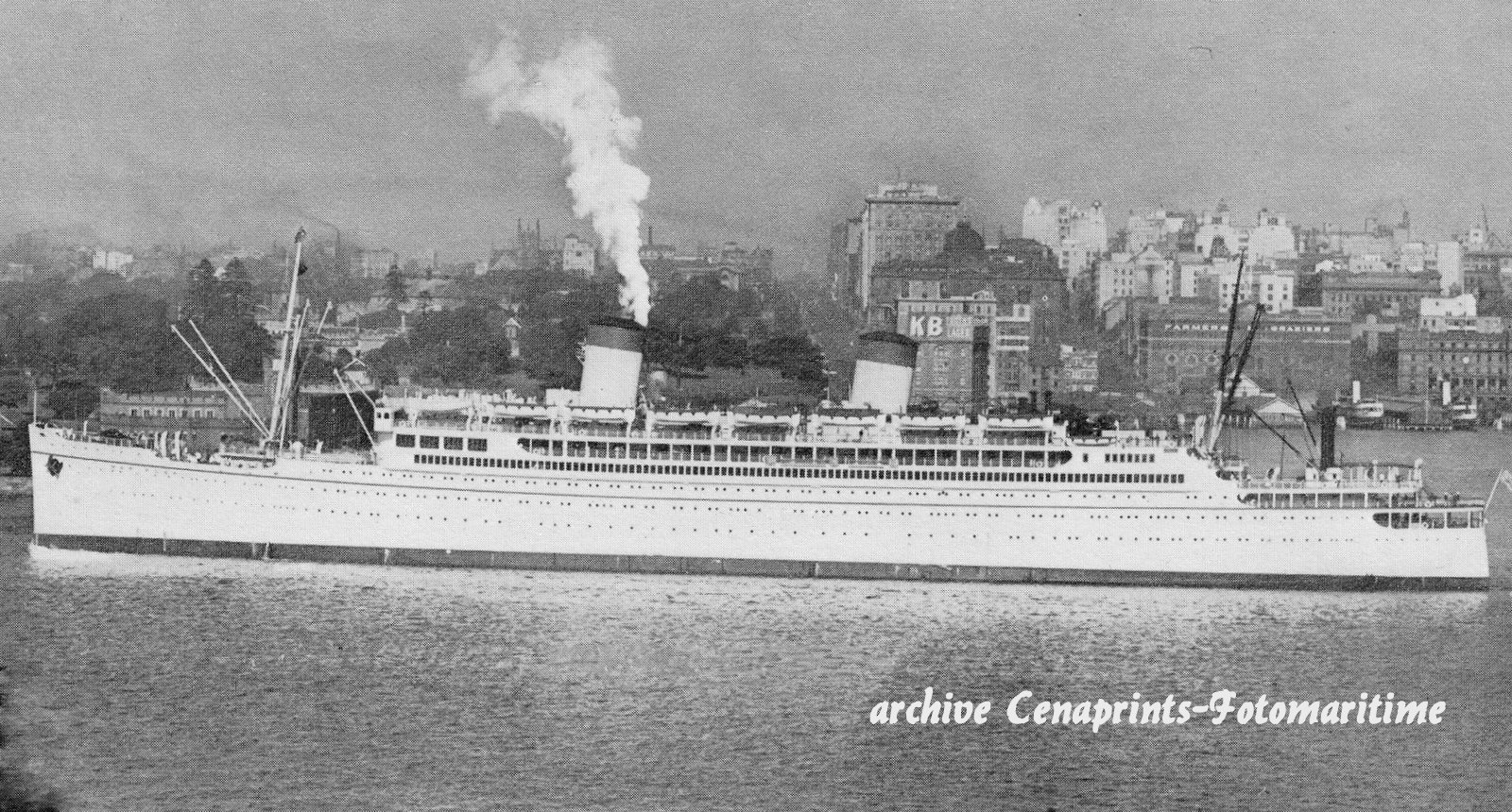 cenaships and so: s.s. MARIPOSA