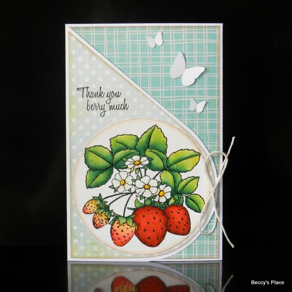 Beccy's Place: Tutorial - Teardrop Trifold Card