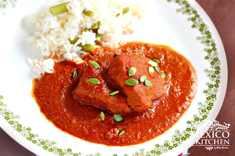 Pipián Rojo Recipe, a creamy red sauce. - Traditional Homestyle Mexican ...