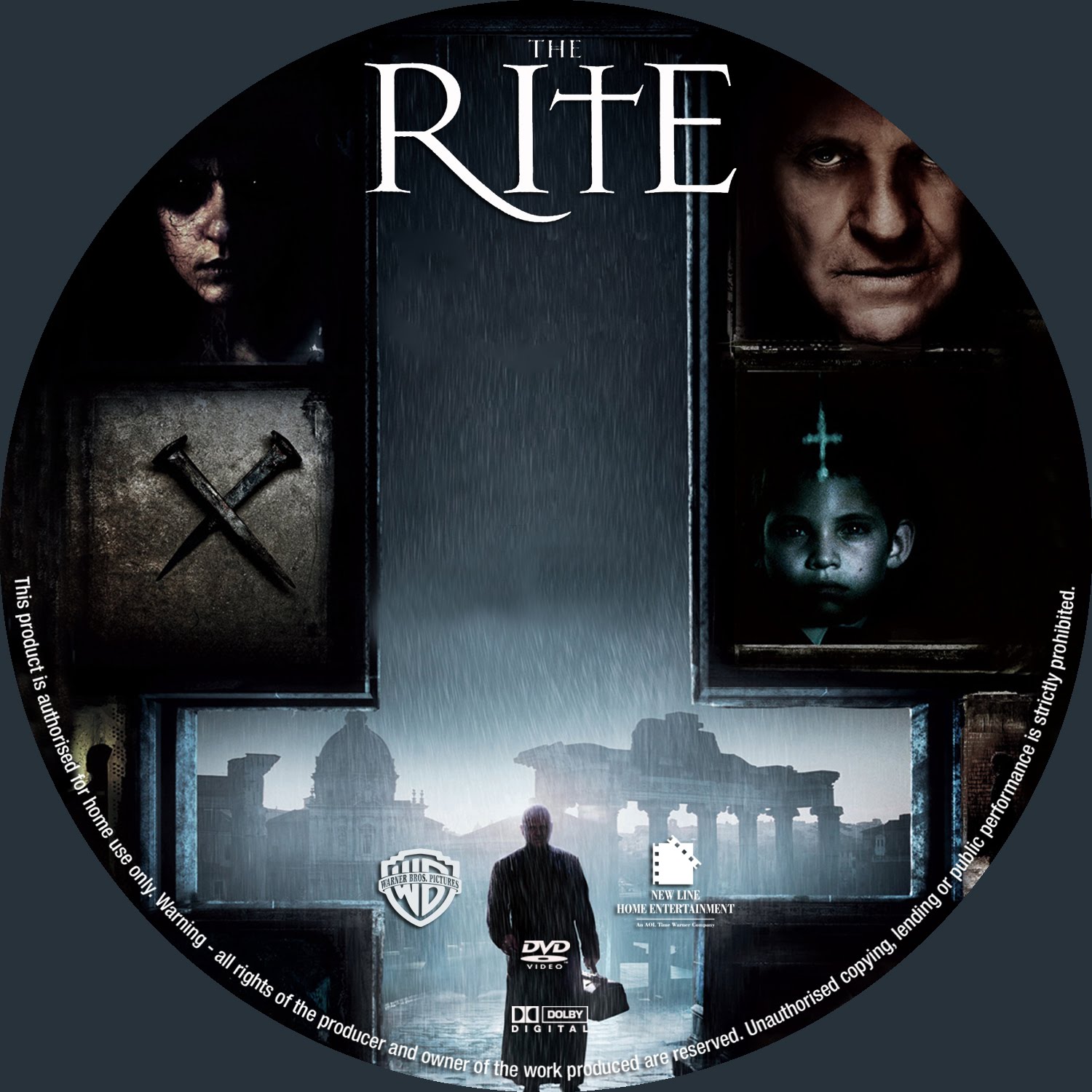 DVD COVERS AND LABELS: The rite