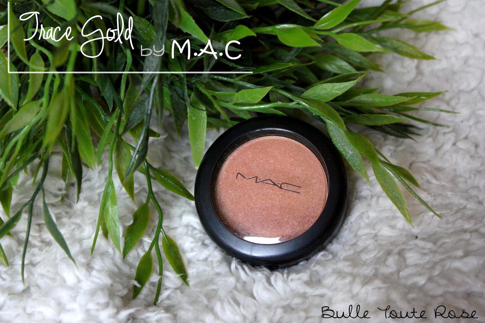 Une Bulle toute Rose : Trace Gold, une merveille signée M.A.C ...