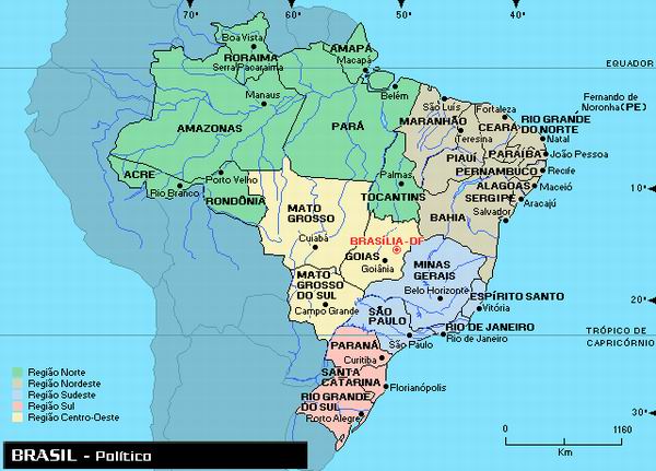Mapas do Brasil - varias imagens ~ Links da WEB
