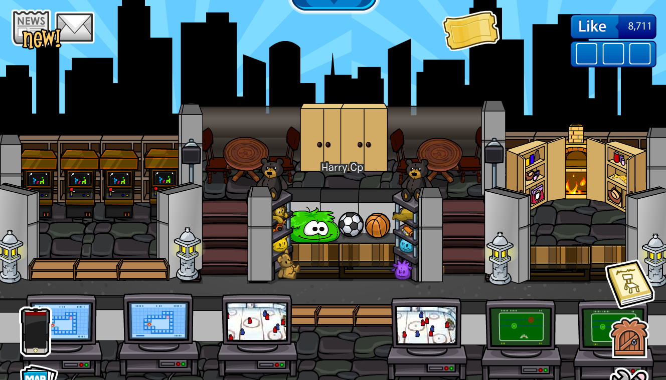 Club Penguin Igloo Ideas: Shop Igloos