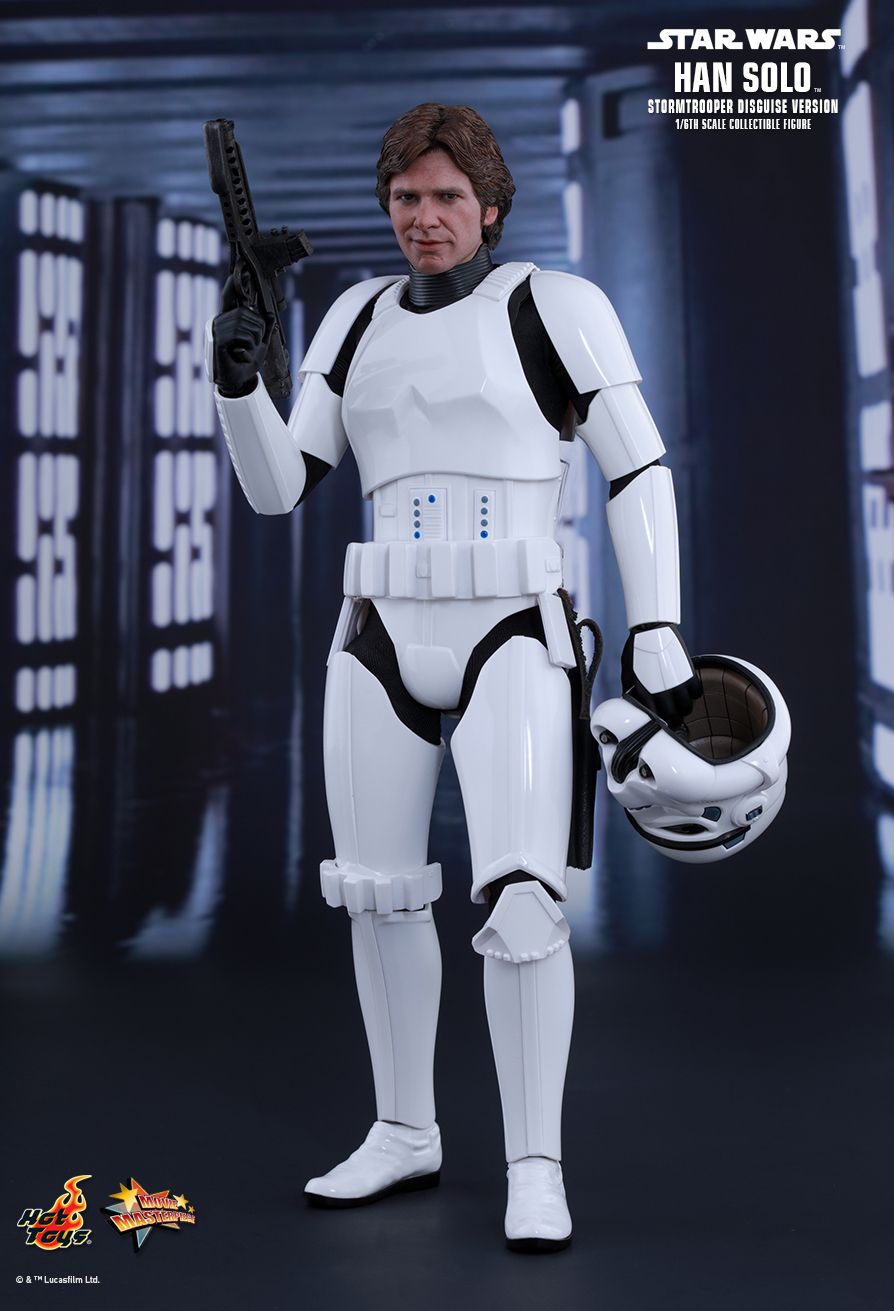 toyhaven: Hot Toys MMS418 Star Wars 1/6th scale Han Solo (Stormtrooper ...