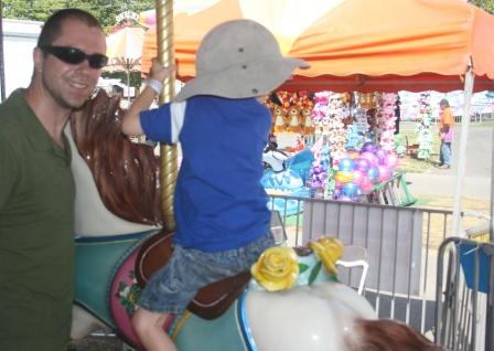 Two Bears Farm and the Three Cubs: WV State Fair - the Rides