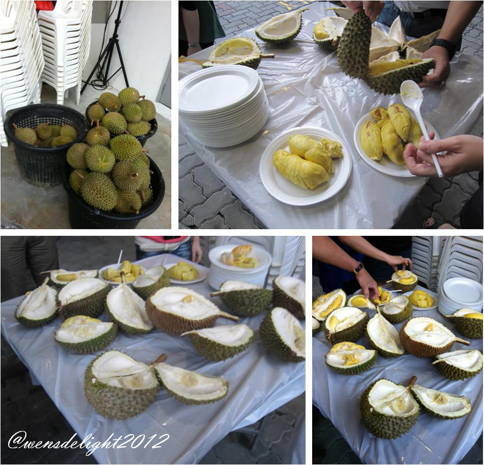 Wen's Delight: X'mas Celebration 2012 - BBQ & Durian party at work
