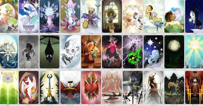 Equestria Daily - MLP Stuff!: Everfree Tarot Card Set With Impressive ...