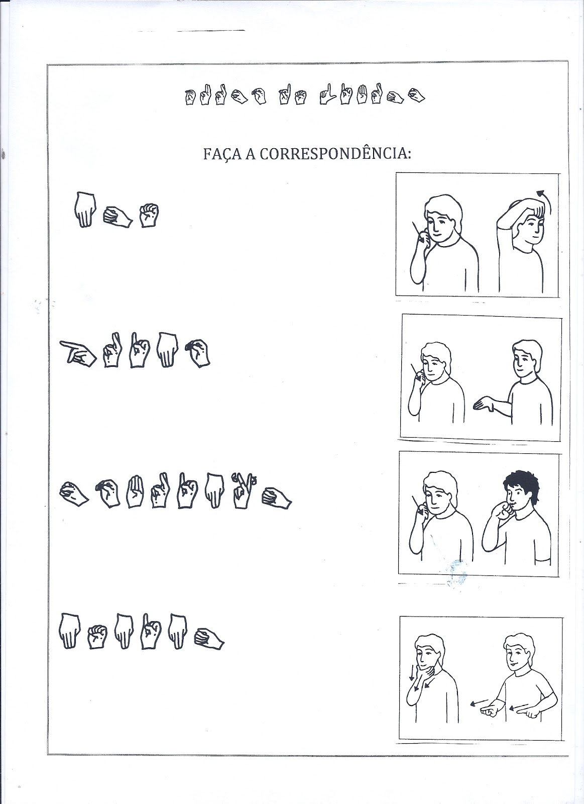 Texto Em Libras Para Imprimir - NAZAEDU