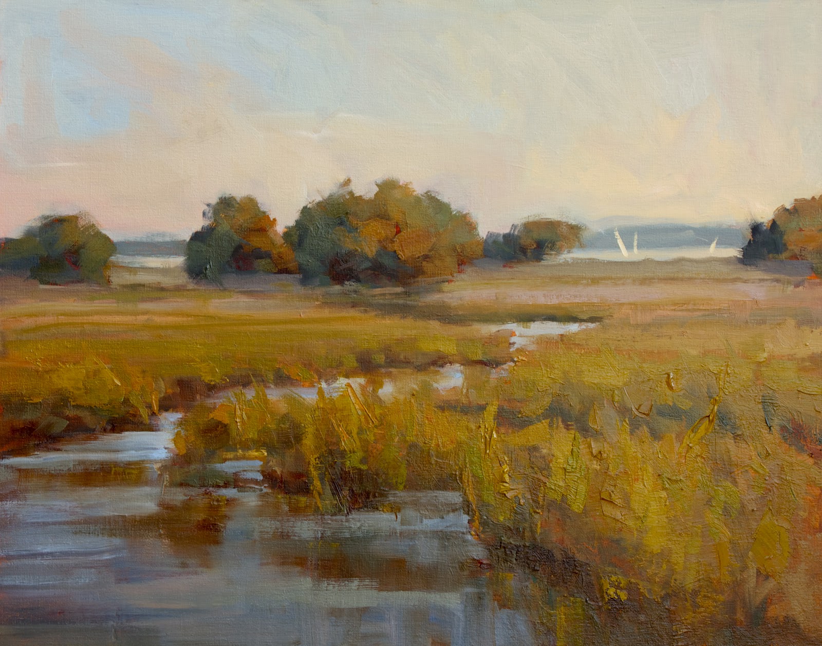 REFLECTIONS: From Demo, to demo, to plein air, to sold