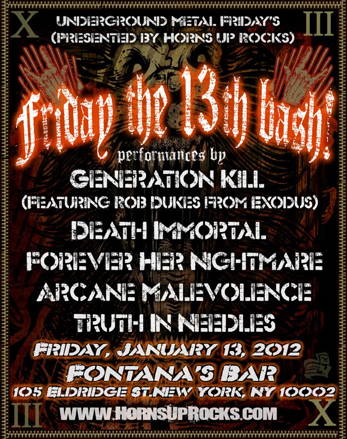 Horns Up Rocks: First-ever 'Underground MeTaL Friday's Series' To Take ...