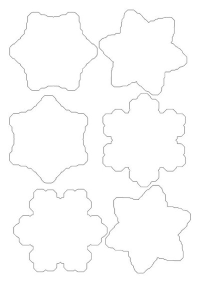 Printable Snowflake Labels