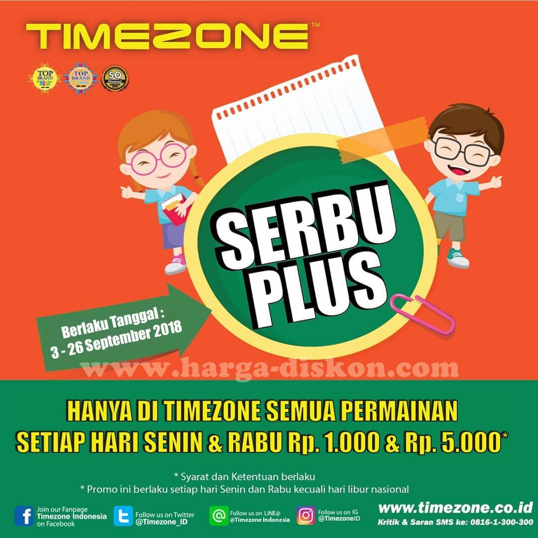 Promo TIMEZONE Terbaru SERBU Serba Seribu