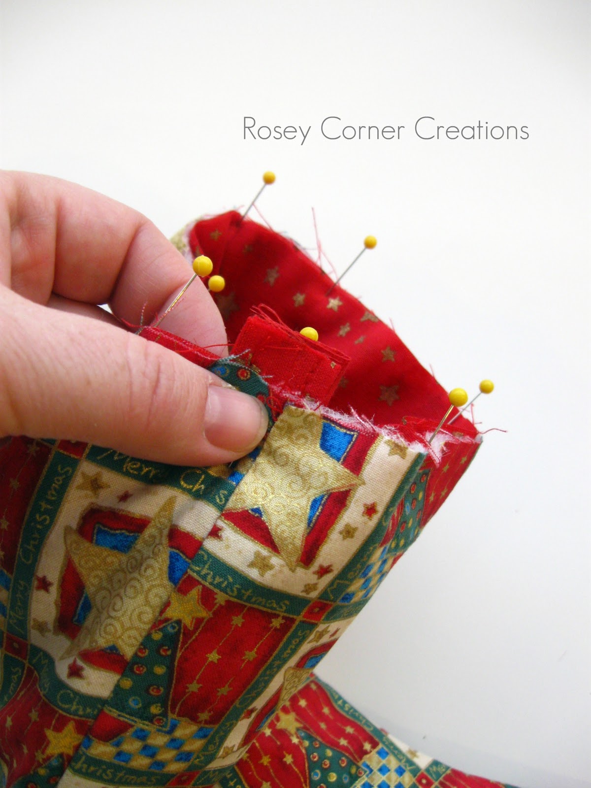 Rosey Corner Creations: Holiday Stocking Tutorial