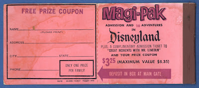 Vintage Disneyland Tickets: Disneyland Magi-Pak Tickets - Part 3