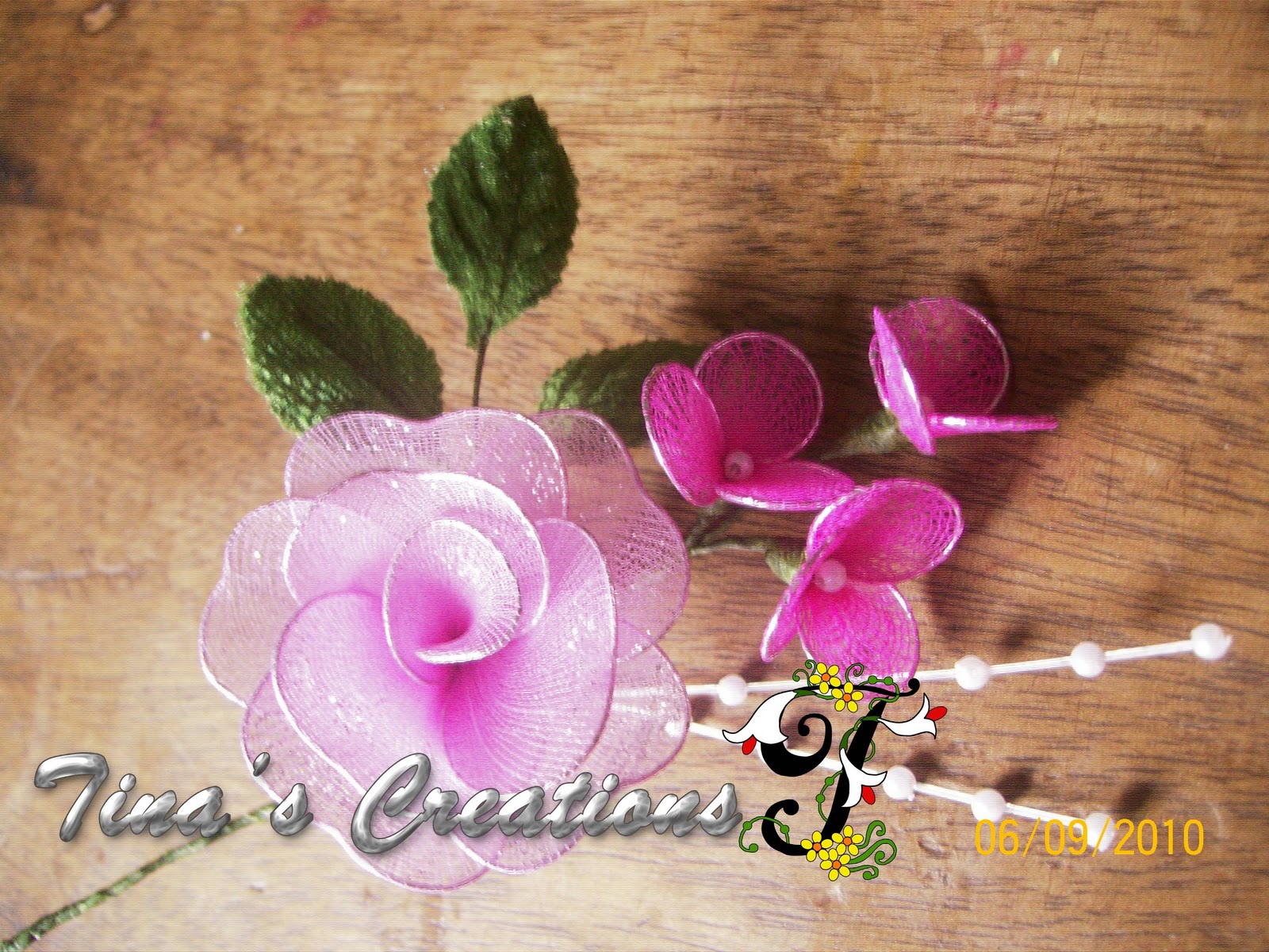 Tinas Creations: Stocking flower Arrangements