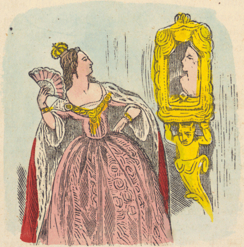 de vlinder achter de muur: Spieglein, Spieglein an der Wand (1)