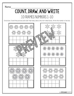 Emily Jane Creates: JANUARY NO PREP KINDERGARTEN PACKET-OVER 100 PAGES!
