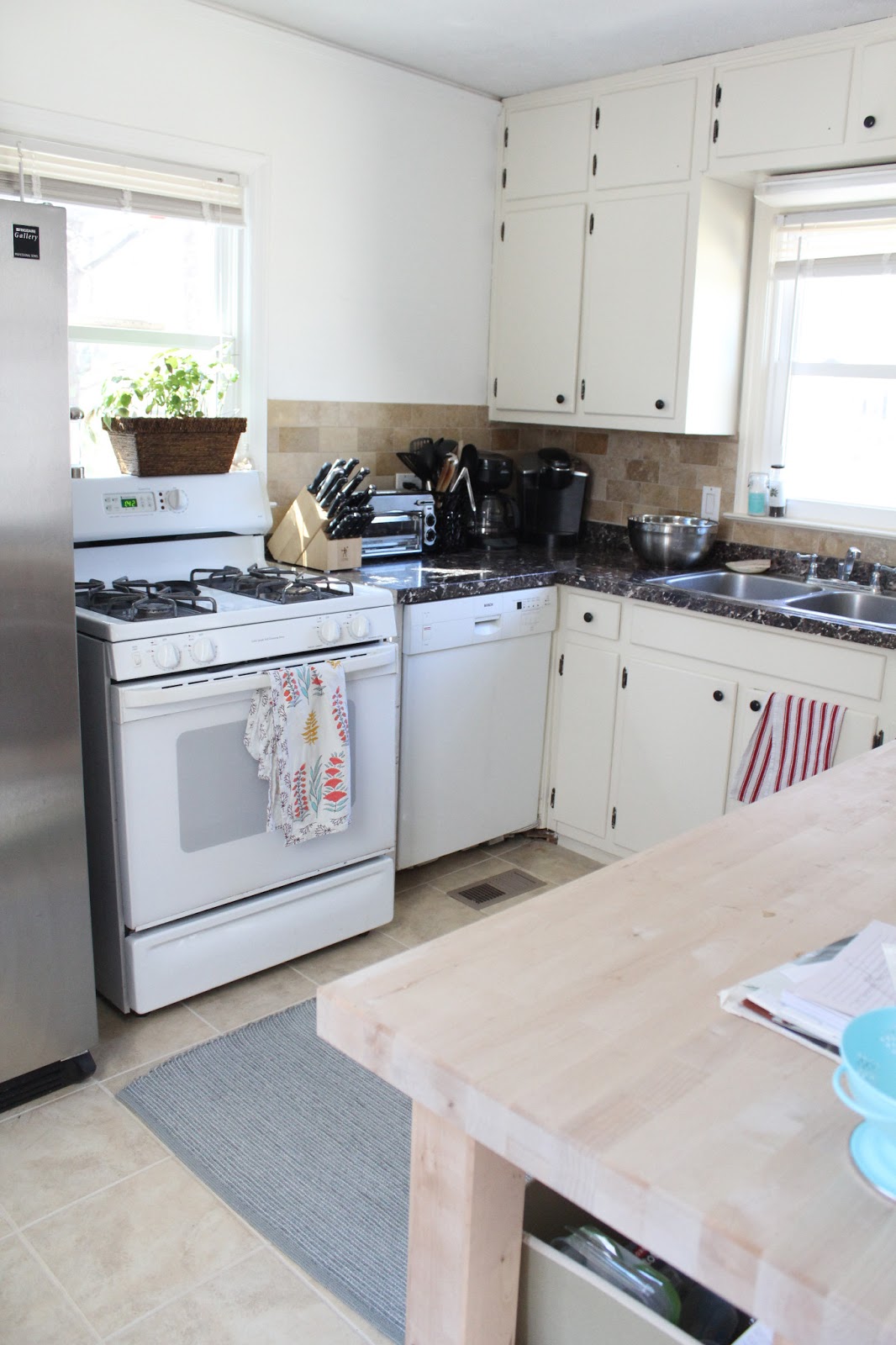 Ten June: Our Rental House: A Kitchen Tour
