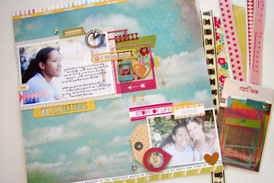 BlueMoon Scrapbooking: project life layout for March