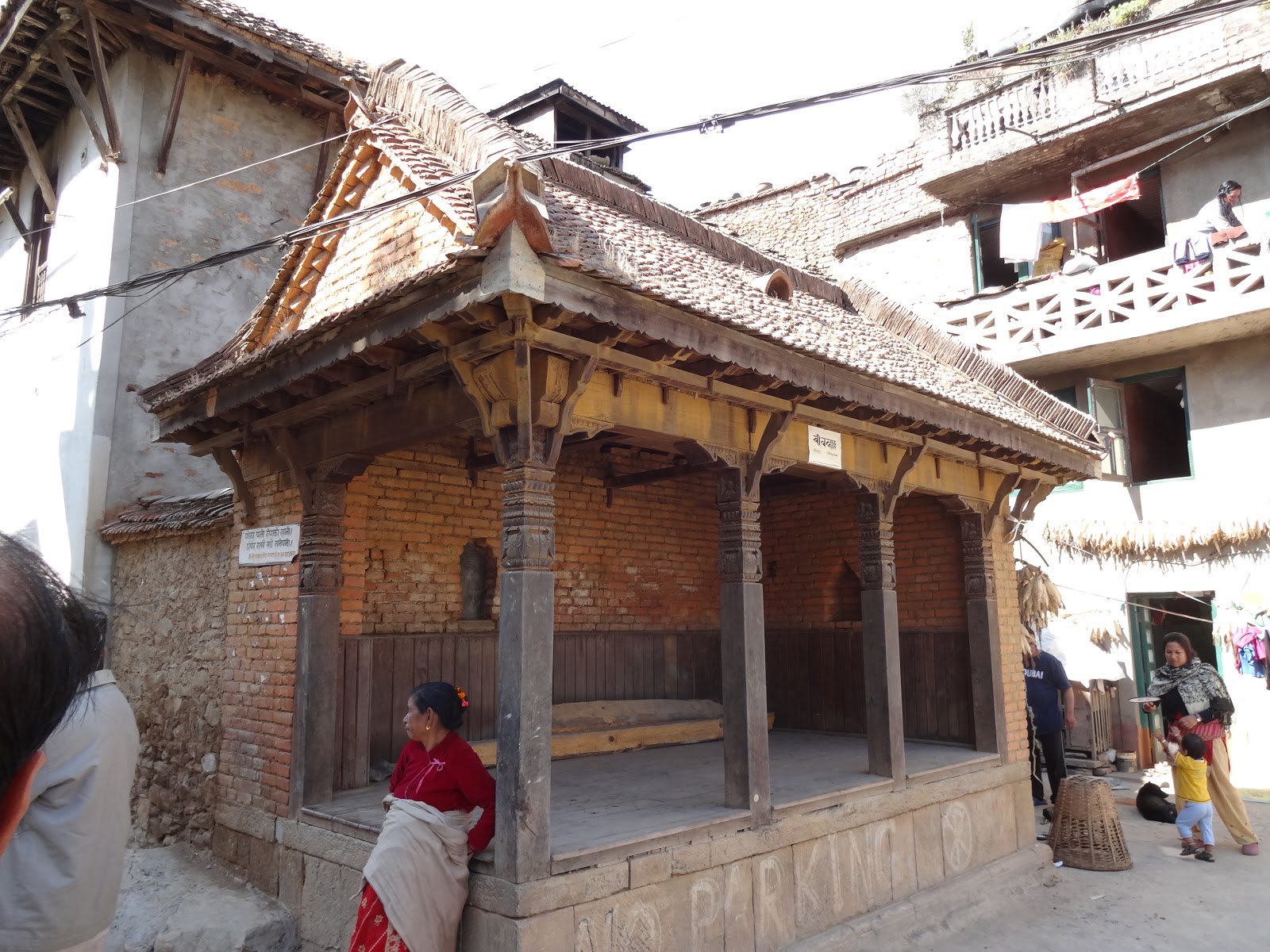 Voyage au Népal...Vojaĝo en Nepalo. : Le village de Chovar ... Vilaĝo ...