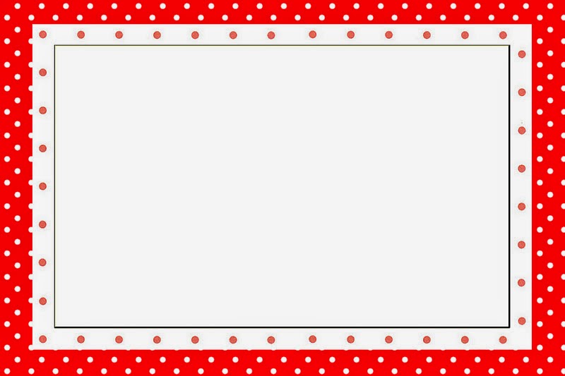 Red and White Polka Dots: Free Printable Invitations. | Oh My Fiesta ...